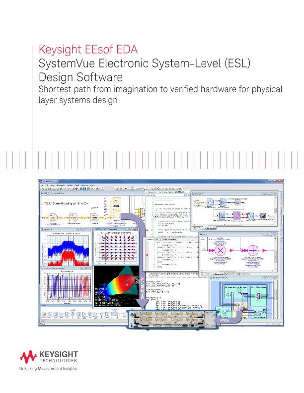 SystemVue Electronic System-Level (ESL) Design Software PDF Asset Page | Keysight